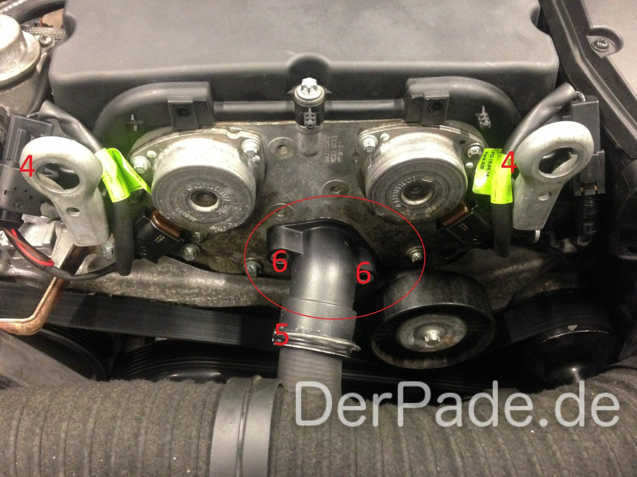 W203 M271 Thermostat Replacement: Quick, Easy, Effective! - Der Pade