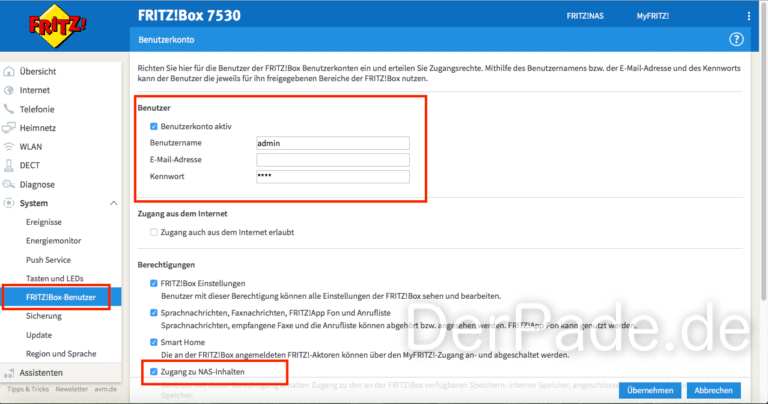Time Machine Backup mit FRITZ!Box 7530 einfach einrichten - Der Pade
